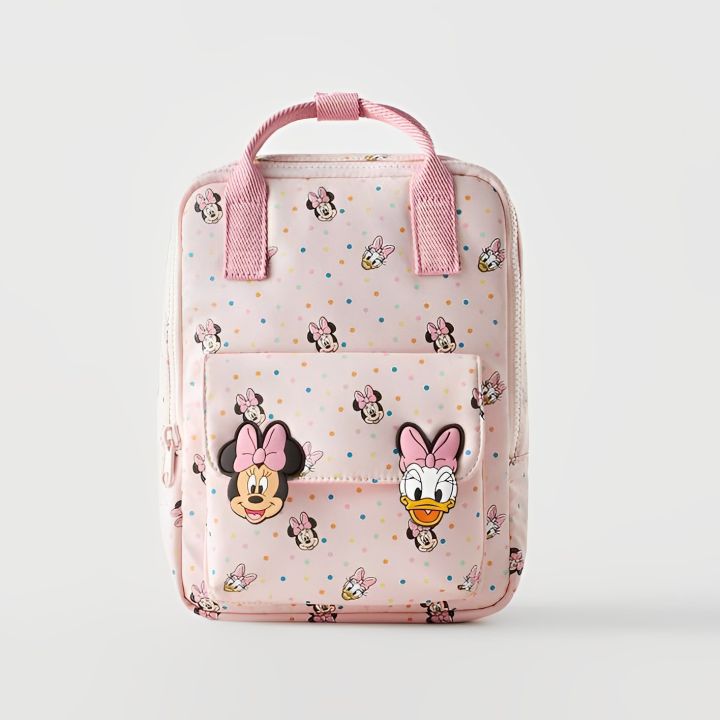 Disney Minnie Mickey Mouse Cartoon Cute Kids Children's Backpack Mini ...