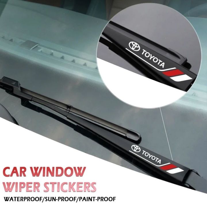 Creative stickers emblem Auto Decor Decals Car Window Wiper Stickers ...