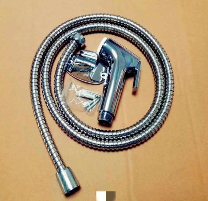 toilet shower, push shower. bathroom accessories. steel shower pipe ...