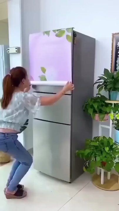 Fridge Wrapping Sticker – 60x24 inch | Sparkling Lamination | 20 Years ...