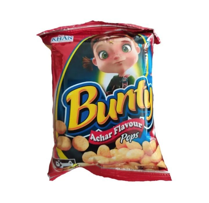 Khan Food Bunty Snacks Rs.10/- Pack of 25 Pouches | Daraz.pk