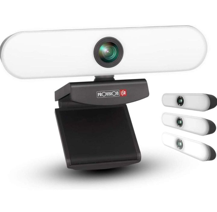 PROVISION Webcam (Amazon UK) with Light Professional Cam with ...