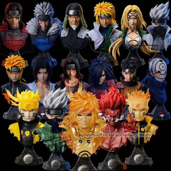 NARUTO Anime figure Madara Sasuke Kakashi Minato Figurine Figure GK PVC ...