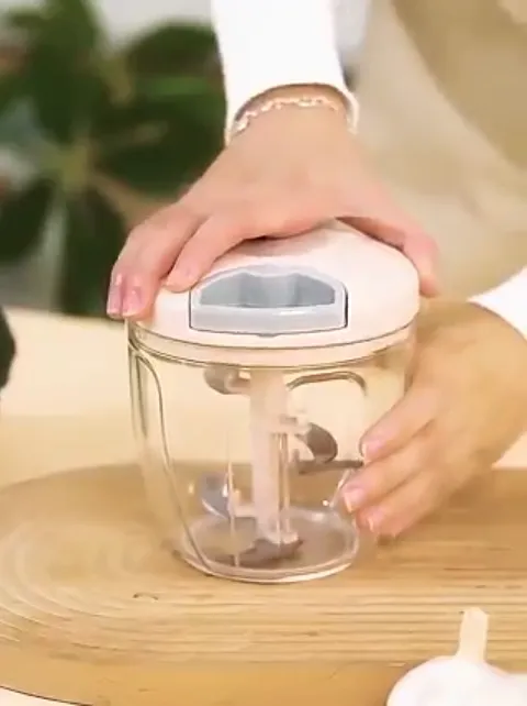 ORIGINAL LARGE Manual Hand String Pull Vegetable chopper Portable 5 ...