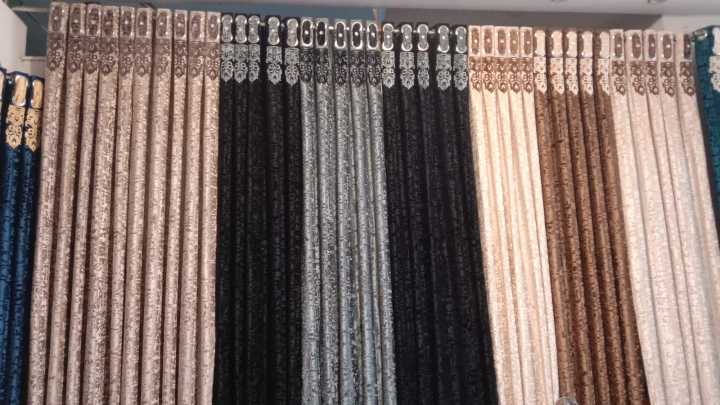 welwet aplik curtain | Daraz.pk
