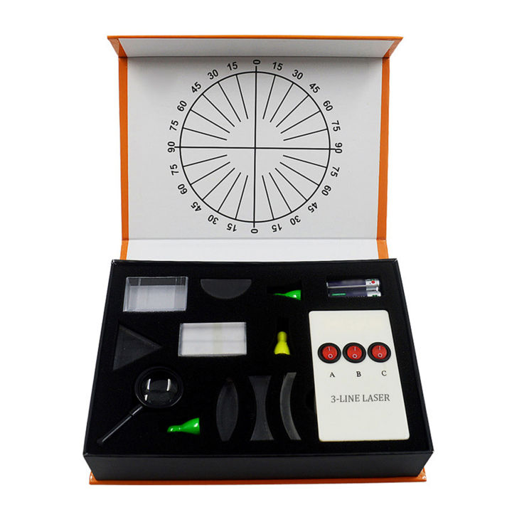 Optical Concave Convex Lens Physical Optical Kit Laboratory Equipment ...