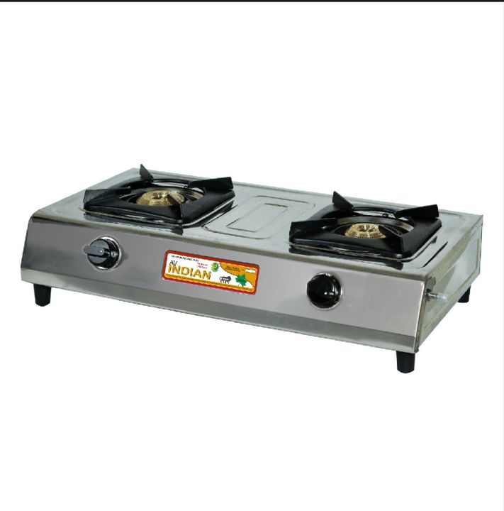 AV Indian Gas Stove 2 Burner | Daraz.com.np