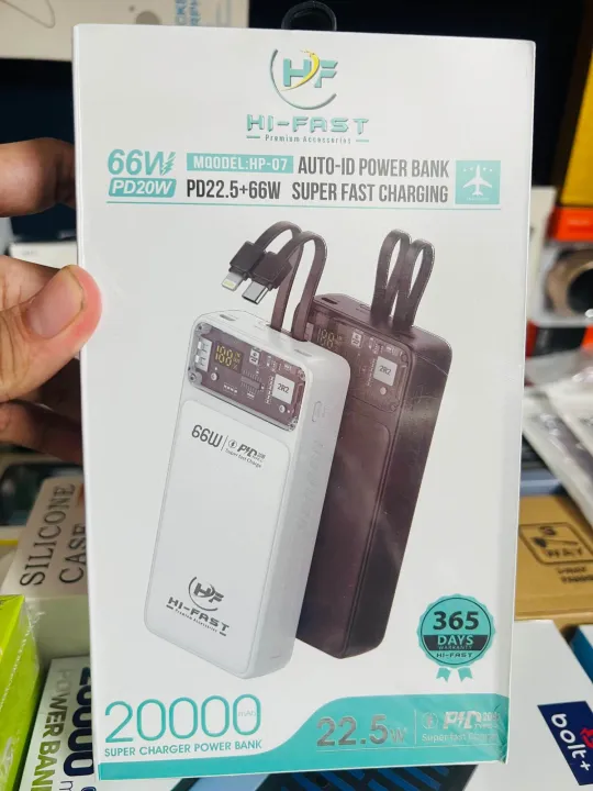Hi-Fast Original Power Bank 20000 MAH Fast Charging | Daraz.pk