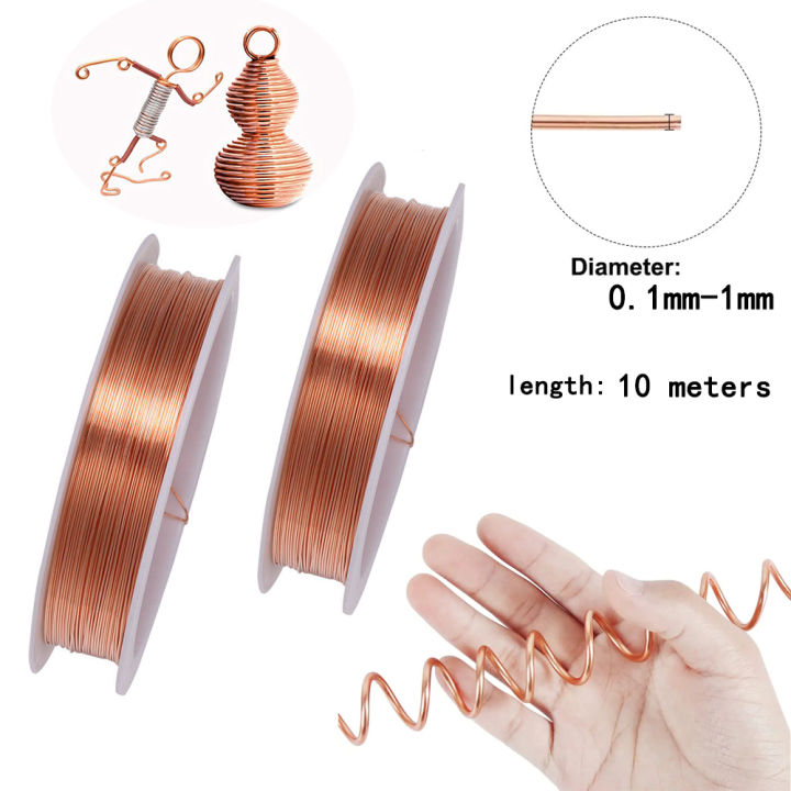 10M bare copper wire pure copper wire T2 copper coil conductive copper ...