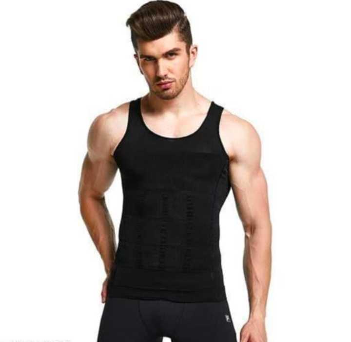 Slim & Lift Men’s Body Shaper Vest - Chest & Waist Shaper, Breathable ...
