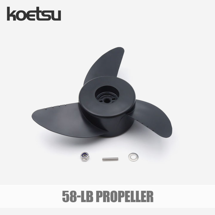 KOETSU electric outboard motor propeller, including locking screws, is ...