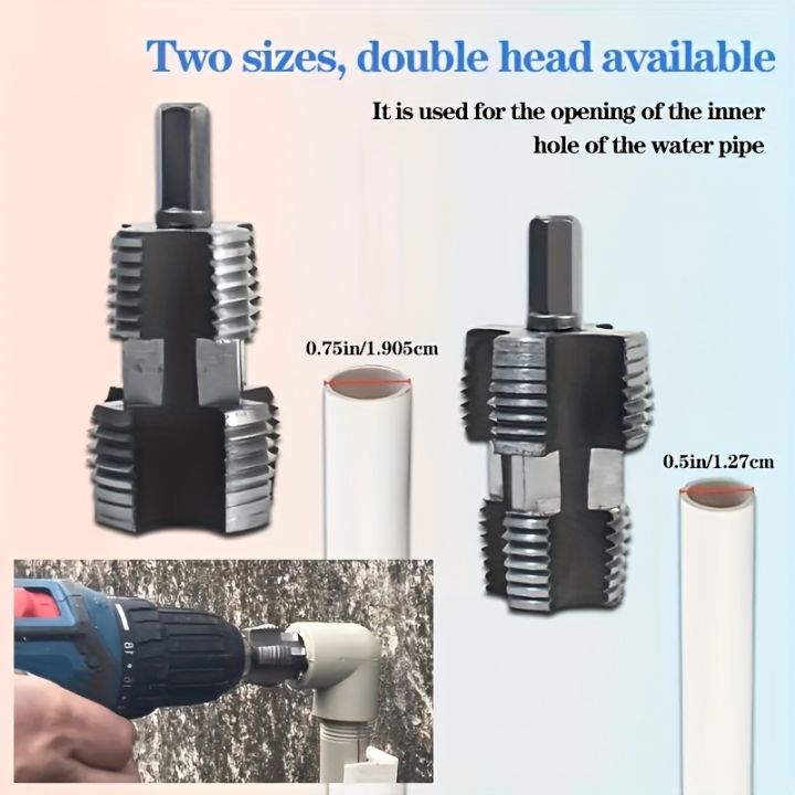 Upgraded 4/6 Point Water Pipe Threader, Plumbing Tool Kit for PPR/PPE ...