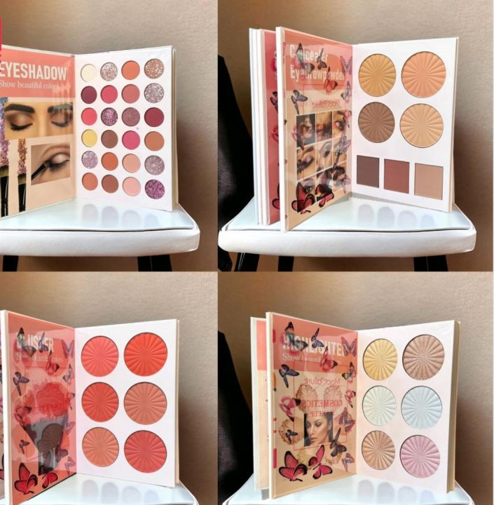 SHEGLAM All in One Makeup Pallet Eyeshadow Palette Blusher Pallet Concealer Pallet highlighter ...
