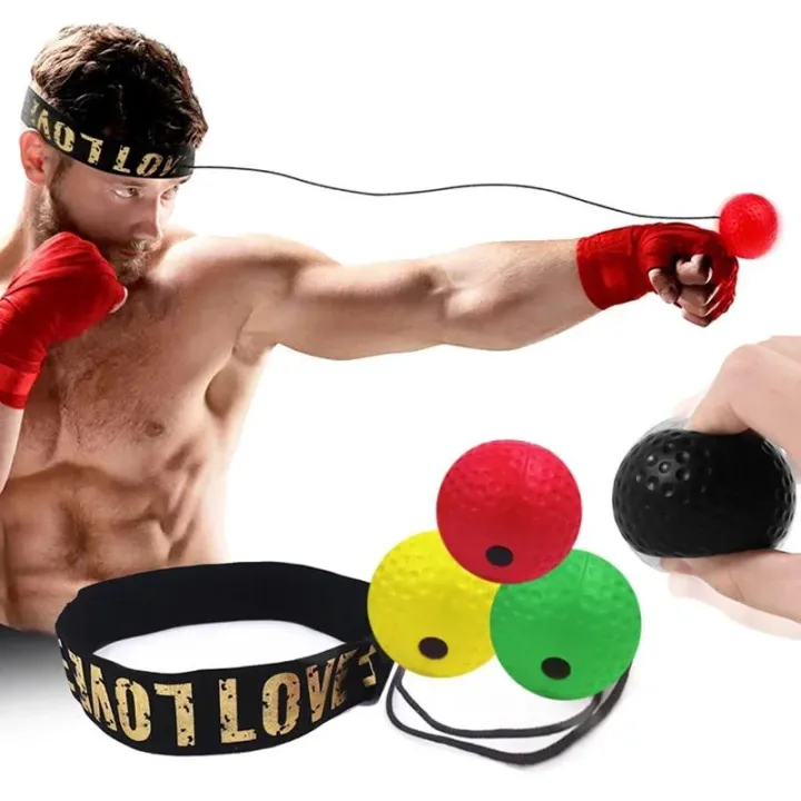 Boxing Reflex Ball Multiple Difficulty Levels Boxing Ball with Headband ...