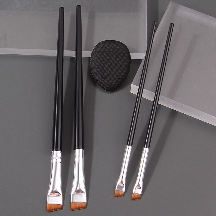5pcs makeup tool thin blade makeup brush eyeliner eyebrow brush makeup ...