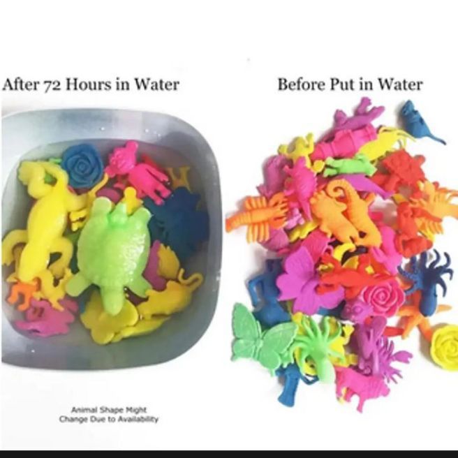 pack of 25 pcs Animal shaped orbeez water growing,expandable animals ...