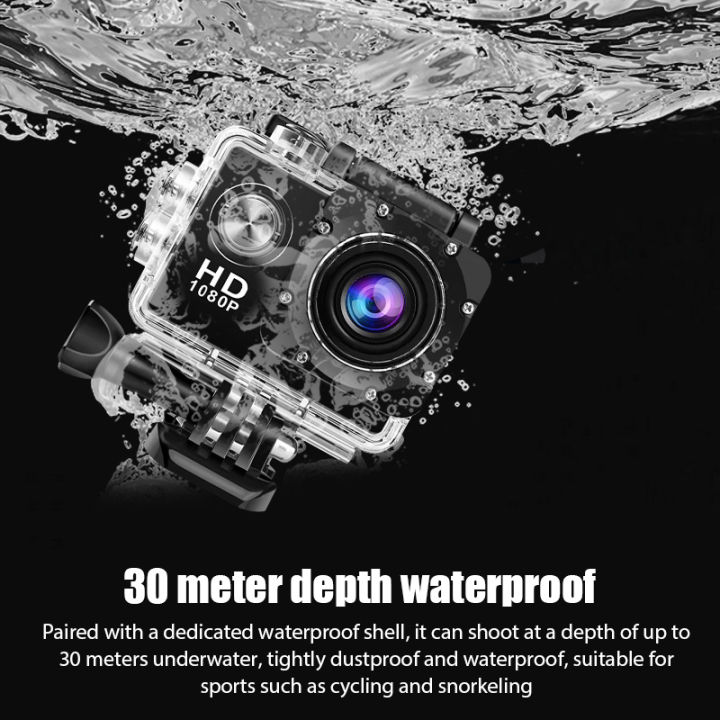 Underwater Waterproof Sports Camera Multifunctional Outdoor Riding ...