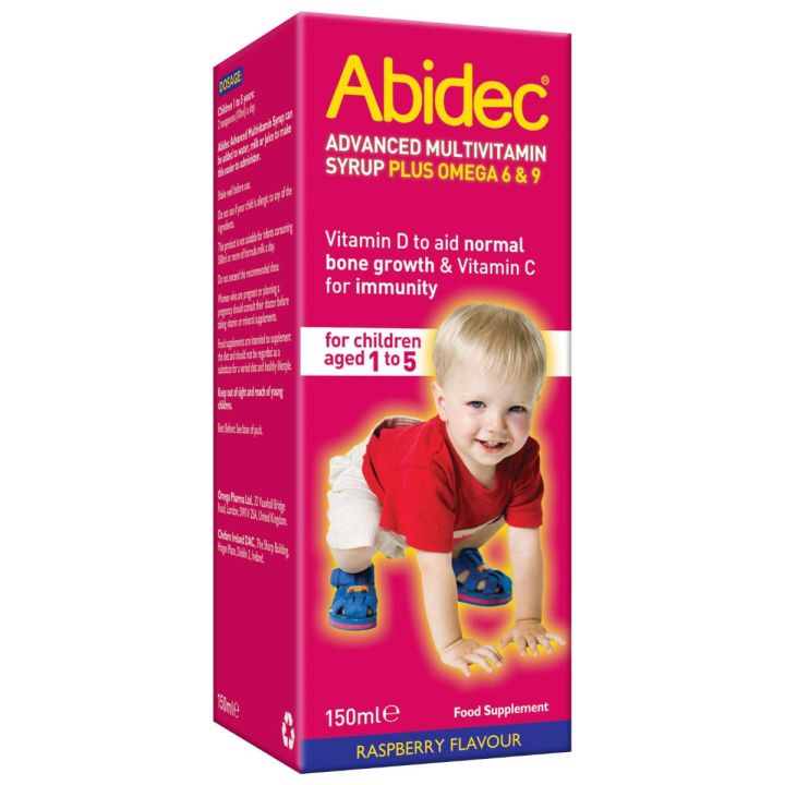Abidec Advanced Multivitamin Syrup Plus Omega 3 6& 9 -150ML | Daraz.lk