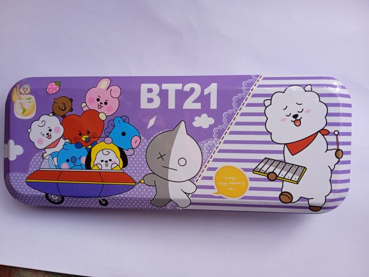 BT21 box BT21 character pencil box stationary box | Daraz.pk