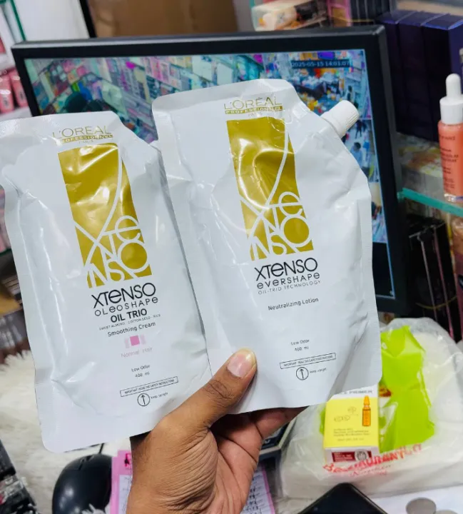 Loreal Professional X Tenso Oil Trio Extra Resistant Hair Straightening ...