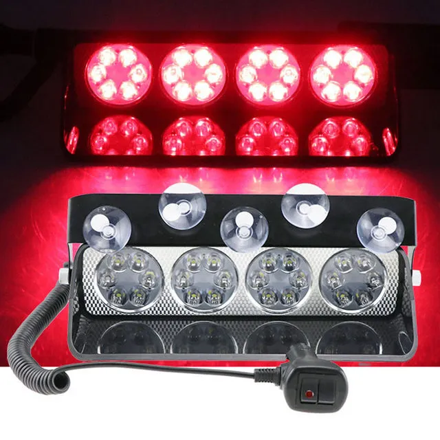Car Dashboard VIP Police Light Emmergency Police Ambulance Light 24 ...