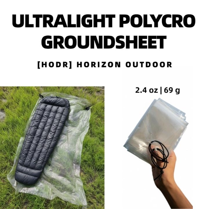 Ultralight Polycro Footprint 69g — Waterproof Tent Groundsheet Tarp Mat ...