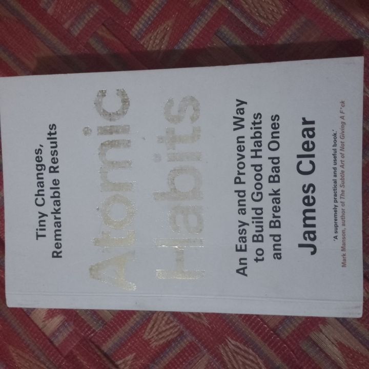 Atomic habits book by James clear | Daraz.pk