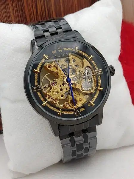 Rolex Skeleton Wrist Watches For Men | original | Daraz.pk
