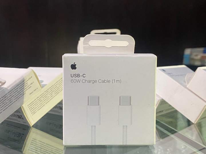 Apple 60/Watts(1Meter) (USB-C-To-USB-C) Braided PD Cable | Daraz.pk