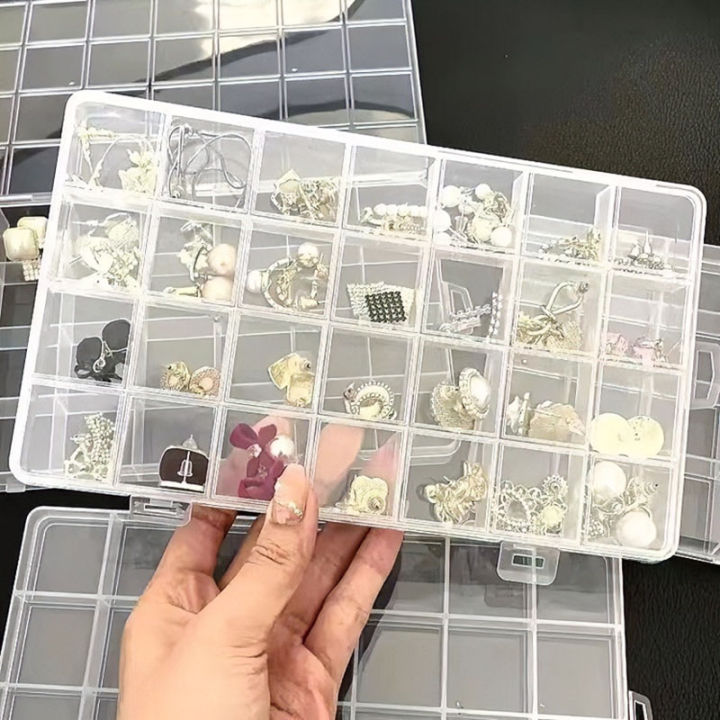 Fixed 24 Compartments Multi-Compartment Storage Box Hardware Parts ...