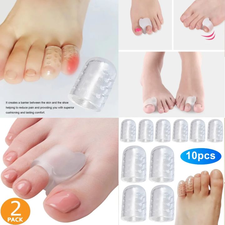 Daily Toe Bone Orthotics 2pcs SEBS Toe Separator Split Ring Pad Overlap ...