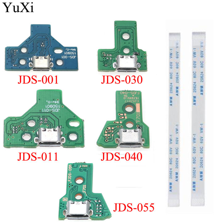 YuXi for PS4 Pro Slim Controller Charging Socket Port Circuit Board JDS ...