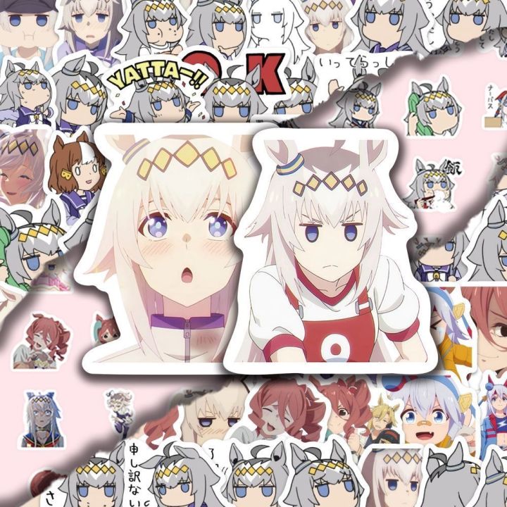 100Pcs Anime Cinderella Gray Stickers Uma Musume Cinderella Gray Decals ...