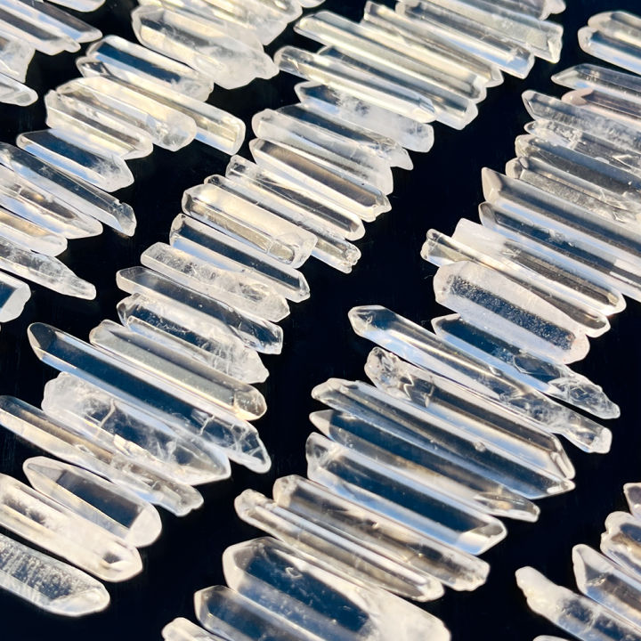 50g/100g Bohemian Style Natural Clear Quartz Tips, Small Rough Raw ...