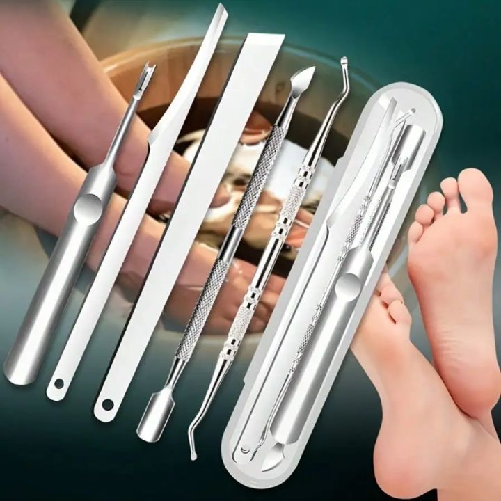 5/6PCS Professional Stainless Steel Ingrown Toenail Clipper Set ...