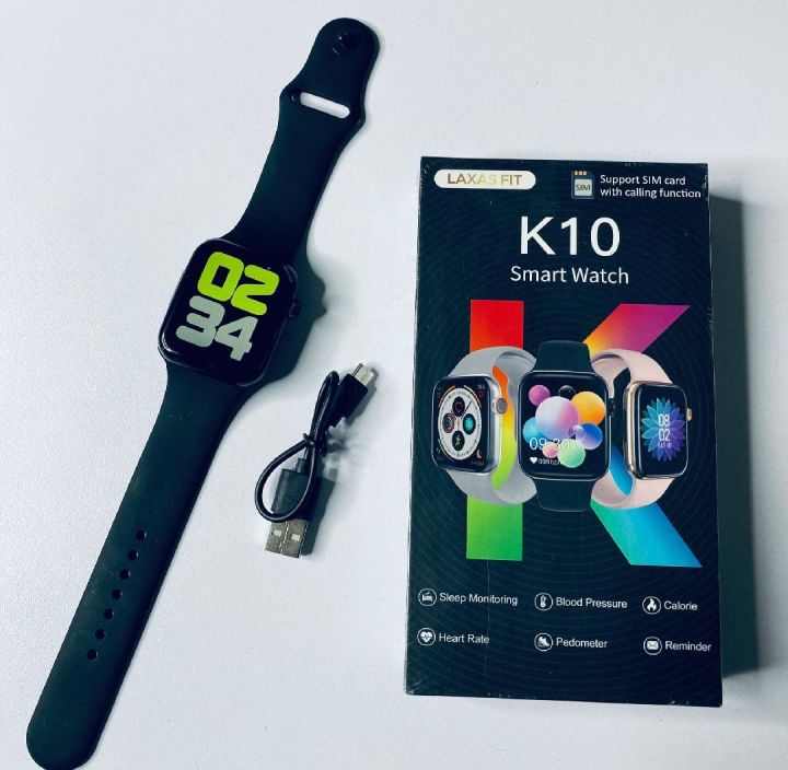 K10 Smart Watch | SIM & Memory Card Support | 4G Calling | Fitness ...