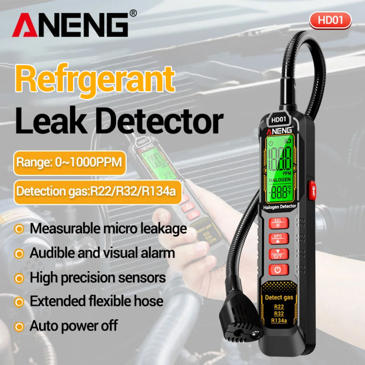 Leak Detector Freon CFC HFC Automotive Gas Refrigerant Tester Air ...