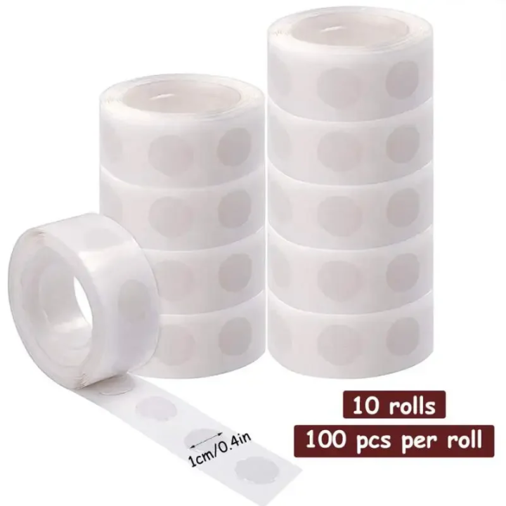Balloon Glue Dot Adhesive Point Tape Double Sided Clear Sticky Glue ...
