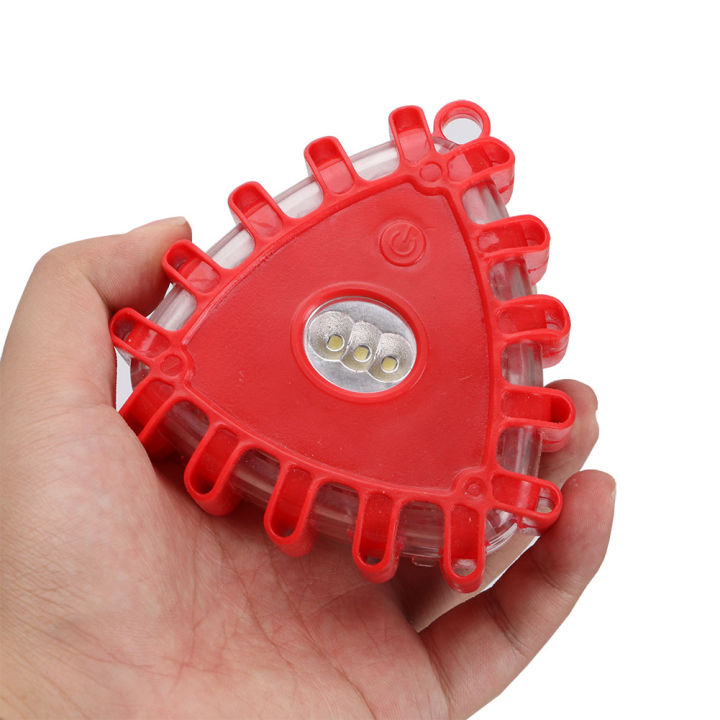 LED Road Safety Flare Magnetic Hook Flashlight Red Flashing Warning ...