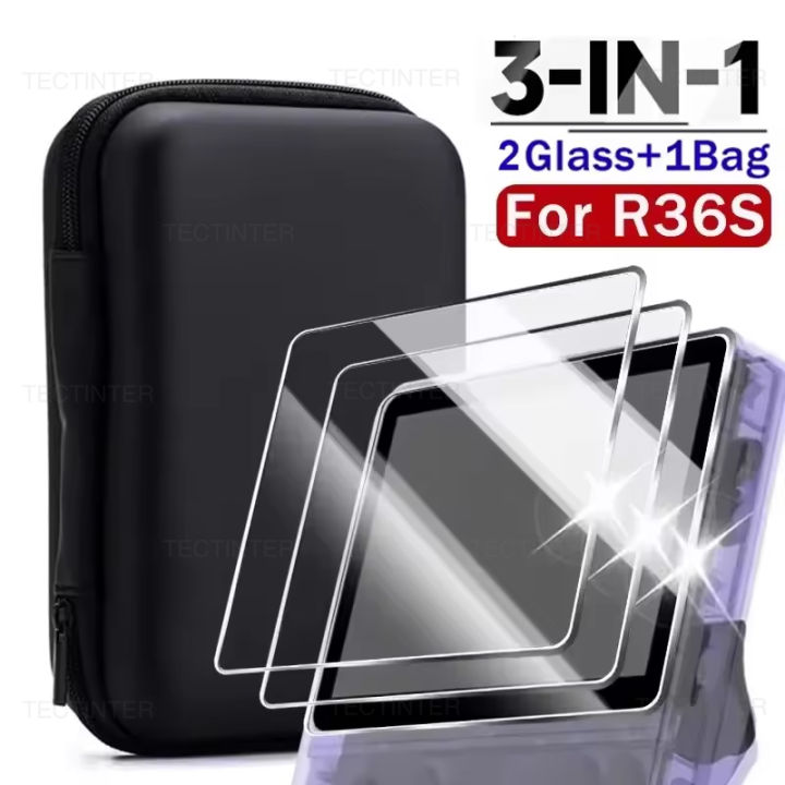 Glass+Bag for R36S/R35S Handheld Screen Protector Tempered Glass ...
