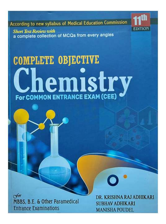 Nirvana Complete Objective Chemistry For Common Entrance Exam CEE ...
