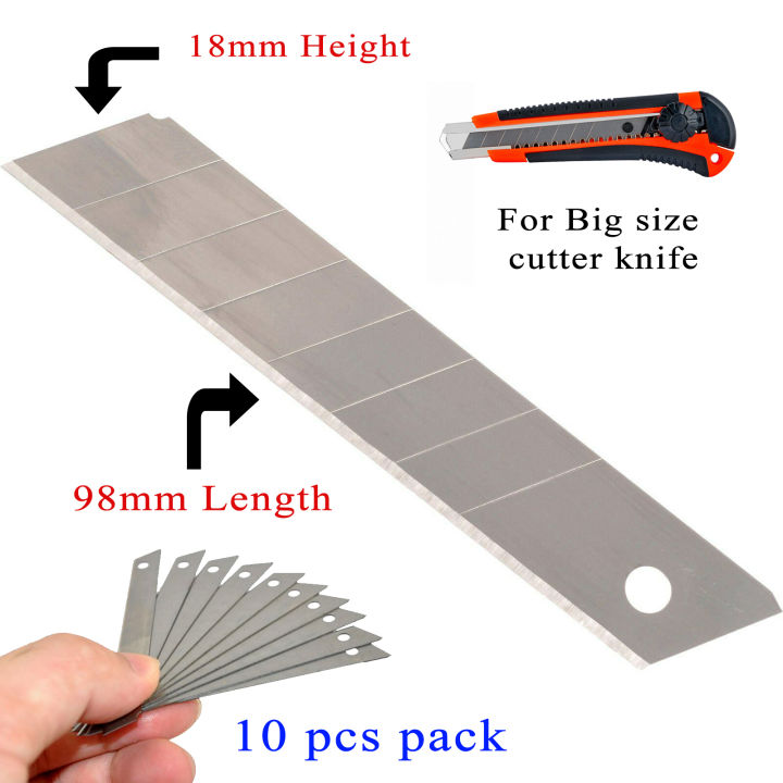 10 Pices Big Size Blade For Anti Cutter High Quality Stainless Still ...