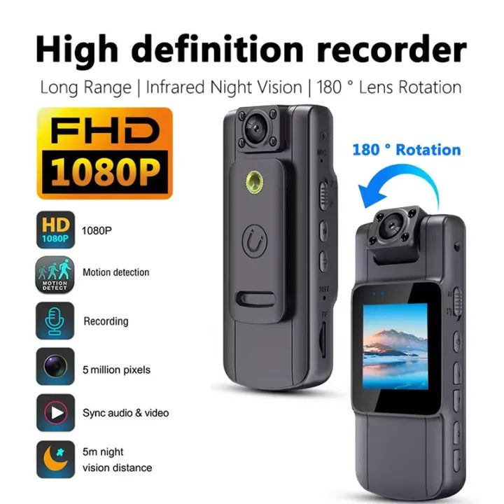 L11 HD 1080P WiFi Body Camera – Wearable Action Cam with Night Vision ...