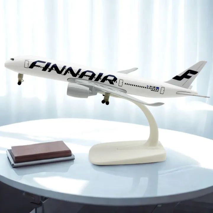 Toy Airplane Airbus 20CM Alloy Aircraft Model A350 Finnair Airplane ...