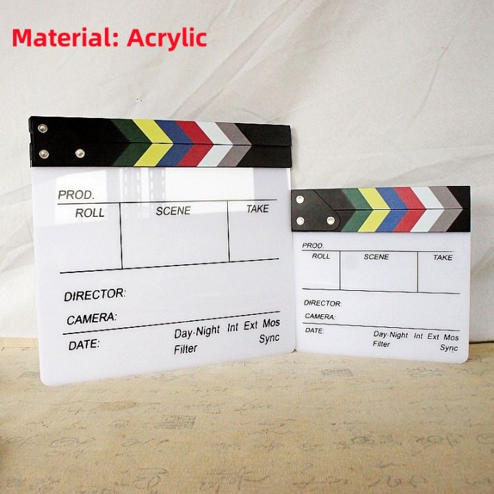 RF05 Director Video Scene Clapperboard Clapper Board Dry Erase Director ...