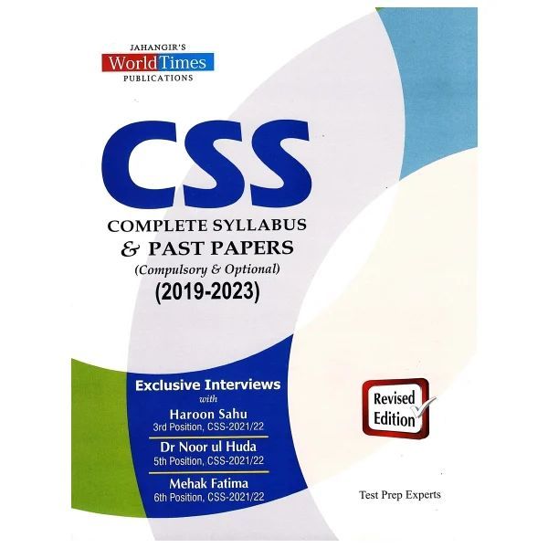CSS Complete Syllabus and Past Papers 2023 Edition JWT | Daraz.pk