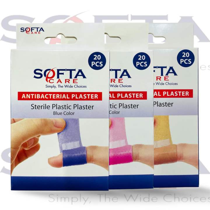 Softa care Waterproof First Aid Plaster 20 pcs | Antibacterial First ...
