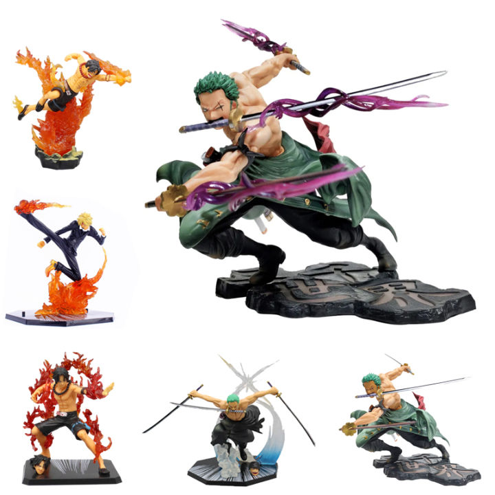 Anime Figure One Piece Luffy Roronoa Zoro Three-Blade Sa-Maximum Manga ...
