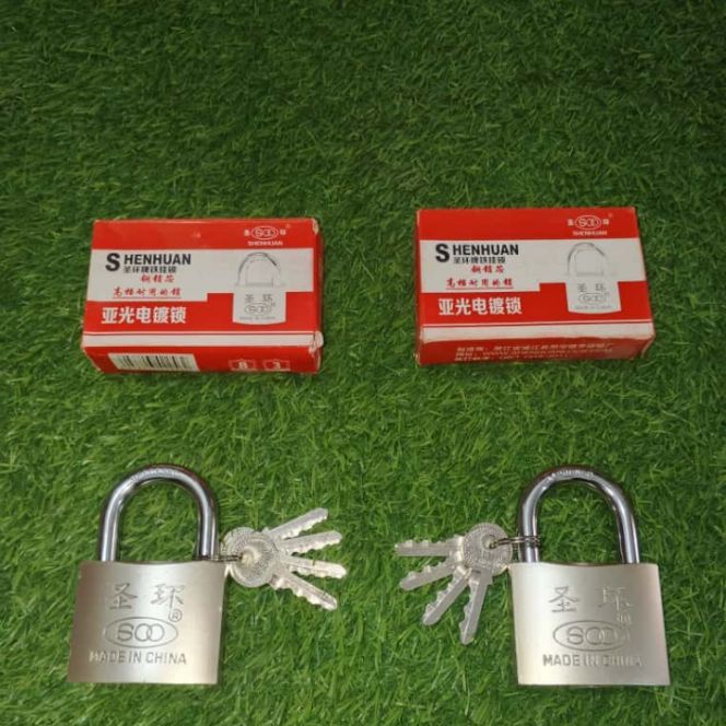 Heavy Duty Security Lock, Pad Lock With 4 Keys | Daraz.pk