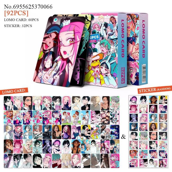 55/92Pcs/Set Korean Manga Alien Stage LOMO Card Sticker Mizi Sua Ivan ...